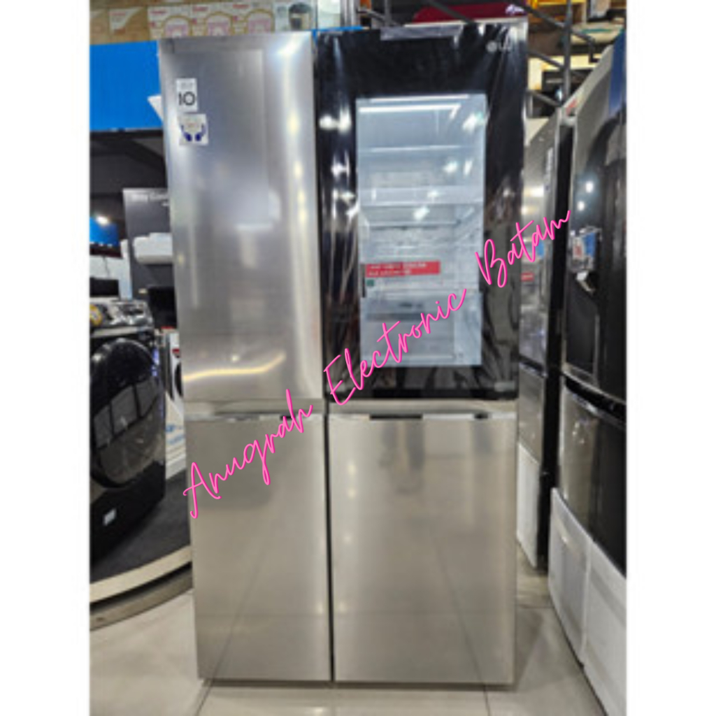 Jual LG Kulkas Side by Side InstaView ThinQ 647 L - GC-Q257CSFW Inverter BATAM | Shopee Indonesia