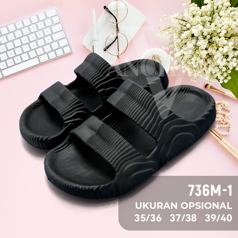 Jual SELIN Sandal Slide Pria Sol Lembut Tinggi Olahraga Pria Sandal ...