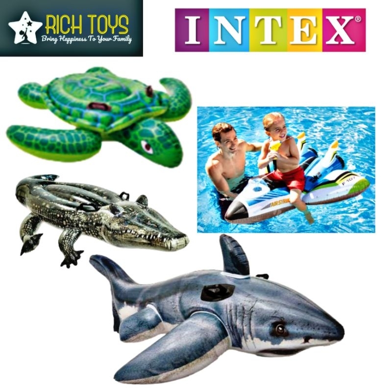 Jual Intex Floaties Ride On - Ban Pelampung Renang Duduk Anak, Motif ...