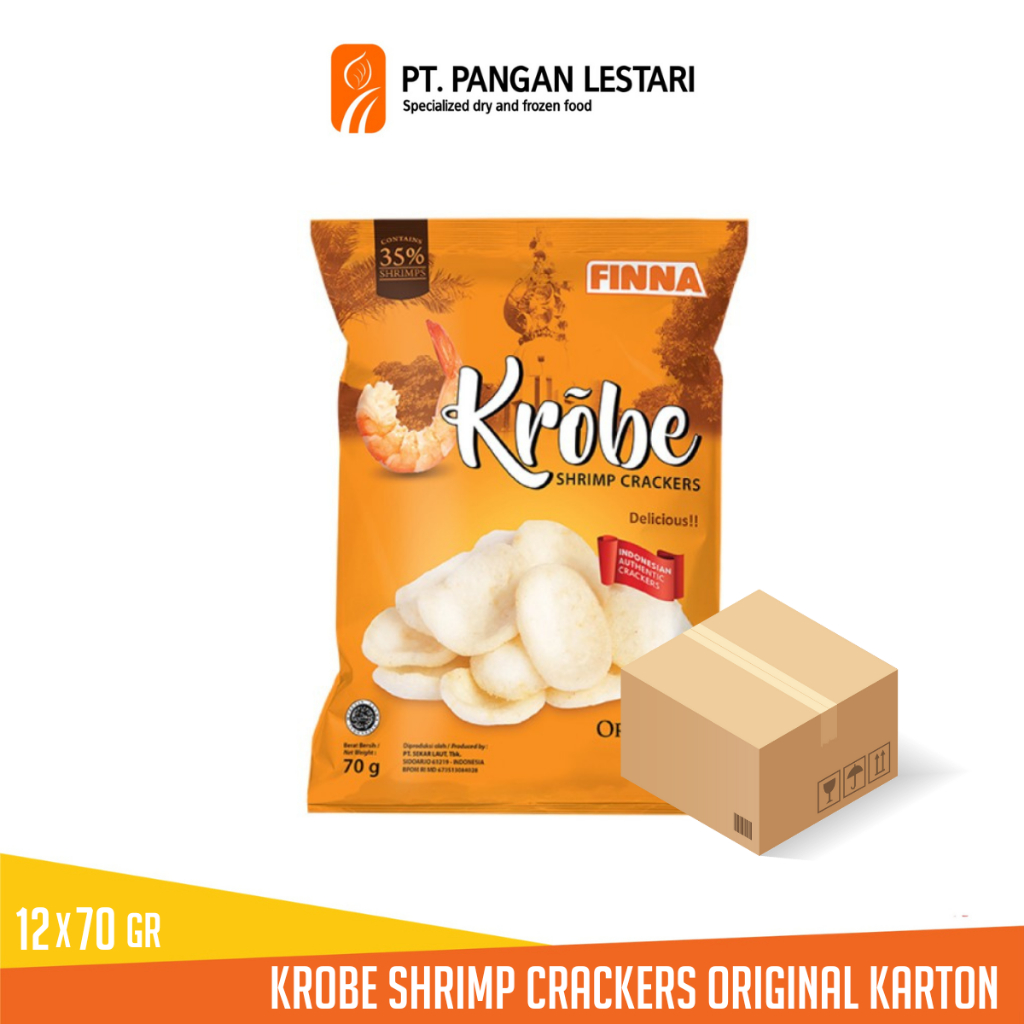 Jual FINNA KROBE SHRIMP CRACKER ORIGINAL (KARTON) | Shopee Indonesia