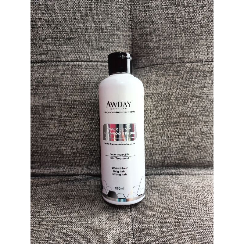 Jual READY‼️ AWDAY BUNDLING PAKET SUPER HEMAT KERATIN CHARCOAL SHAMPOO ...