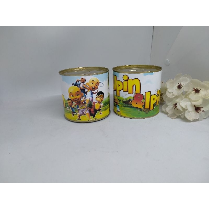 Jual Celengan kaleng Mini karakter kartun Buka Tutup (Minimal order 2 ...