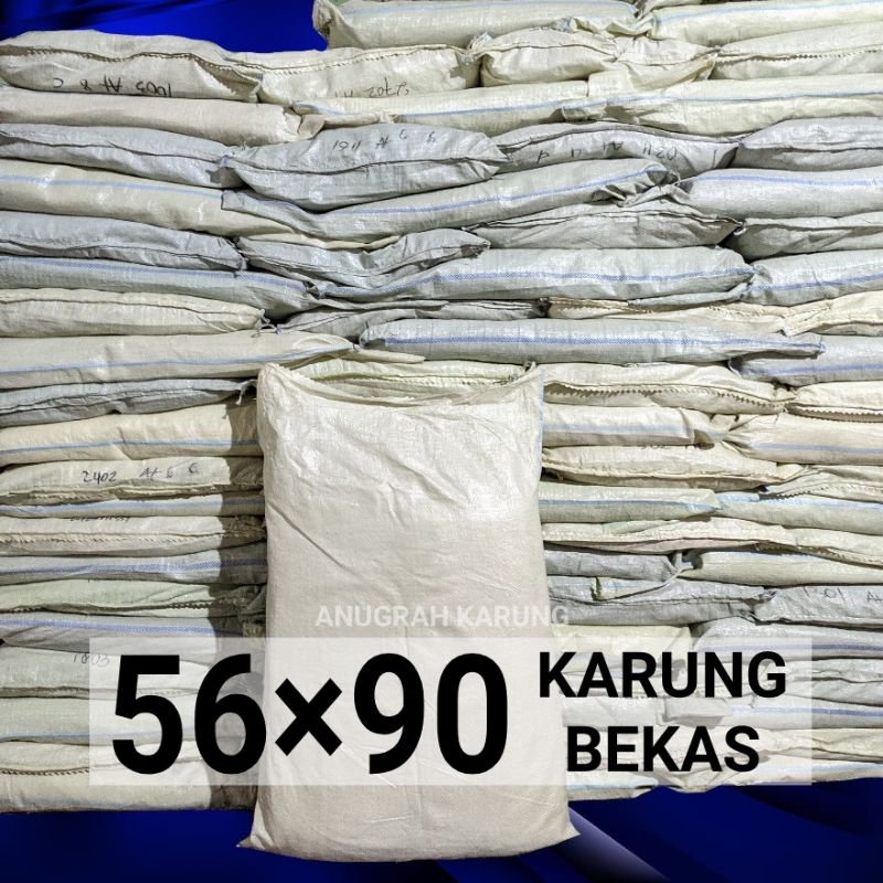 Jual karung bekas 50kg ukuran 56×90 bersih original 100% | Shopee Indonesia