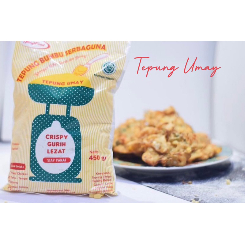 Jual TEPUNG UMAY tepung bumbu serbaguna NON MSG 900gram | tepung bumbu ...