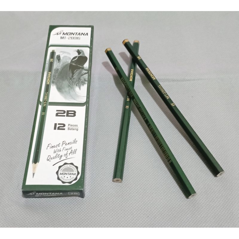 Jual (12 buah) Pensil / Pencil 2B Ekonomis | Shopee Indonesia