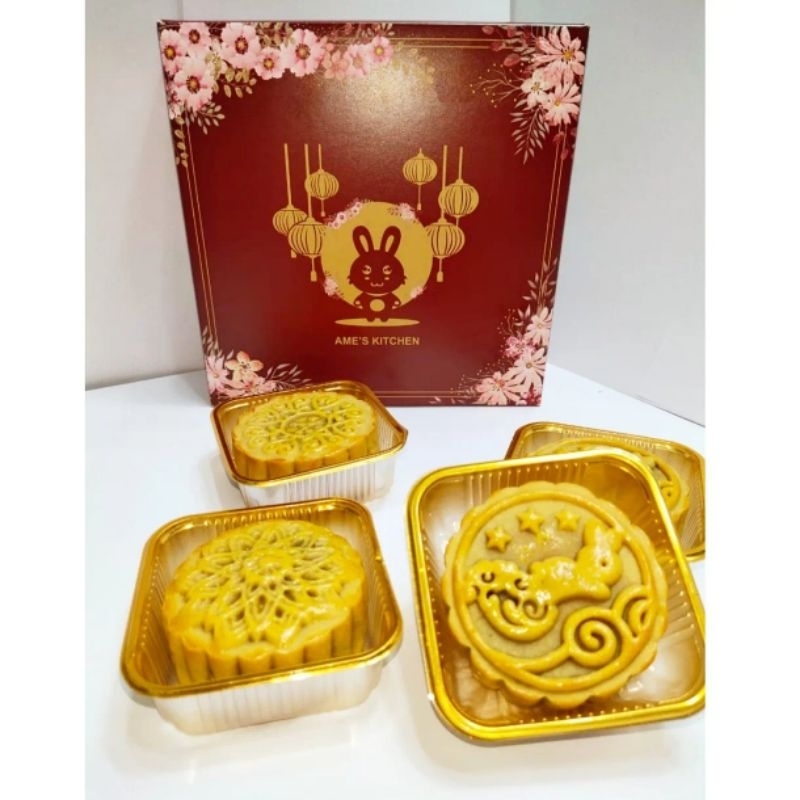 Jual Less sugar Mooncake moon cake kue bulan Halal Ame Lim kotak ...