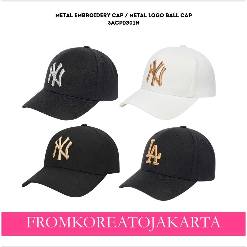 Jual MLB METAL LOGO BALL CAP 32CPIG111 / 3ACPIG01N | Shopee Indonesia