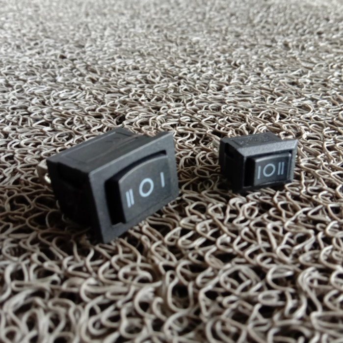 Jual Saklar Rocker 21x15mm Switch Mini ON - OFF - ON 3 Pin / Switch ...
