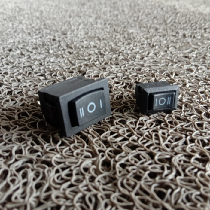 Jual Saklar Rocker 10x15mm Switch Mini ON - OFF - ON 3 Pin / Switch ...