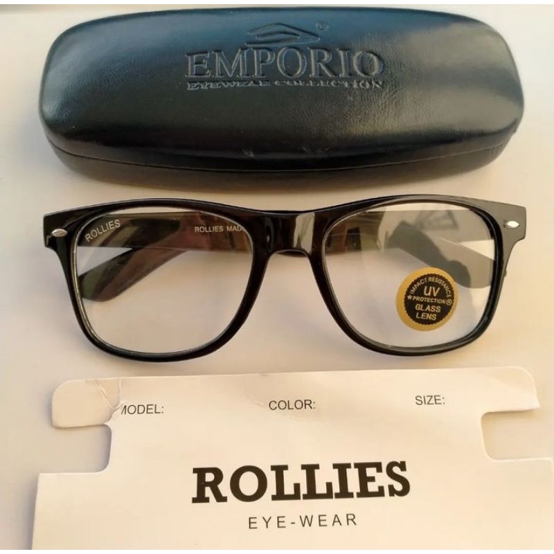 Jual Kacamata WayfarerBrand: ROLLIES Made in China Size: 53-21-138mm ...