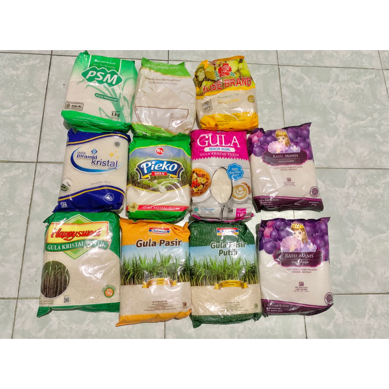 Jual Gula Kemasan Gulaku Premium dan Kuning Gula Tebu 1kg | Shopee ...