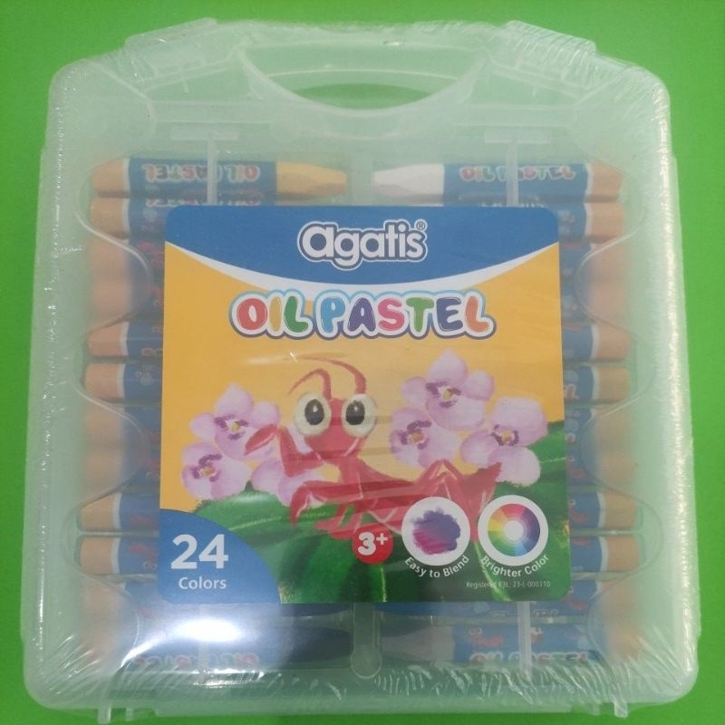 Jual Hexagonal Oil Pastel Crayon Agatis Eco 24 Warna Non Toxic | Shopee ...