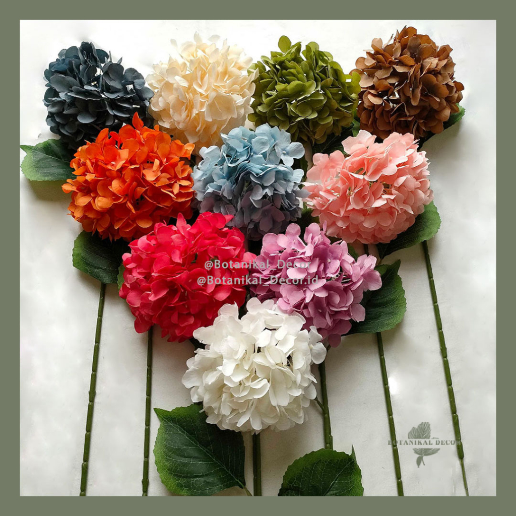 Jual Artificial Large Hydrangeas Premium Bunga Dekorasi Wedding Bunga ...