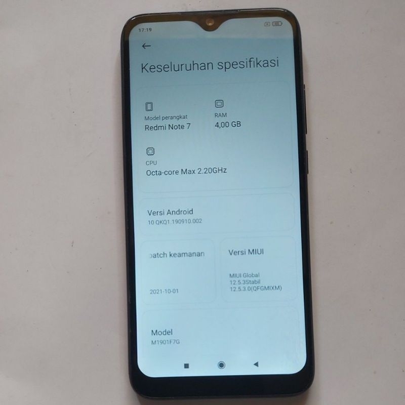 Jual mesin mainboard redmi note 7 4/64 normal | Shopee Indonesia
