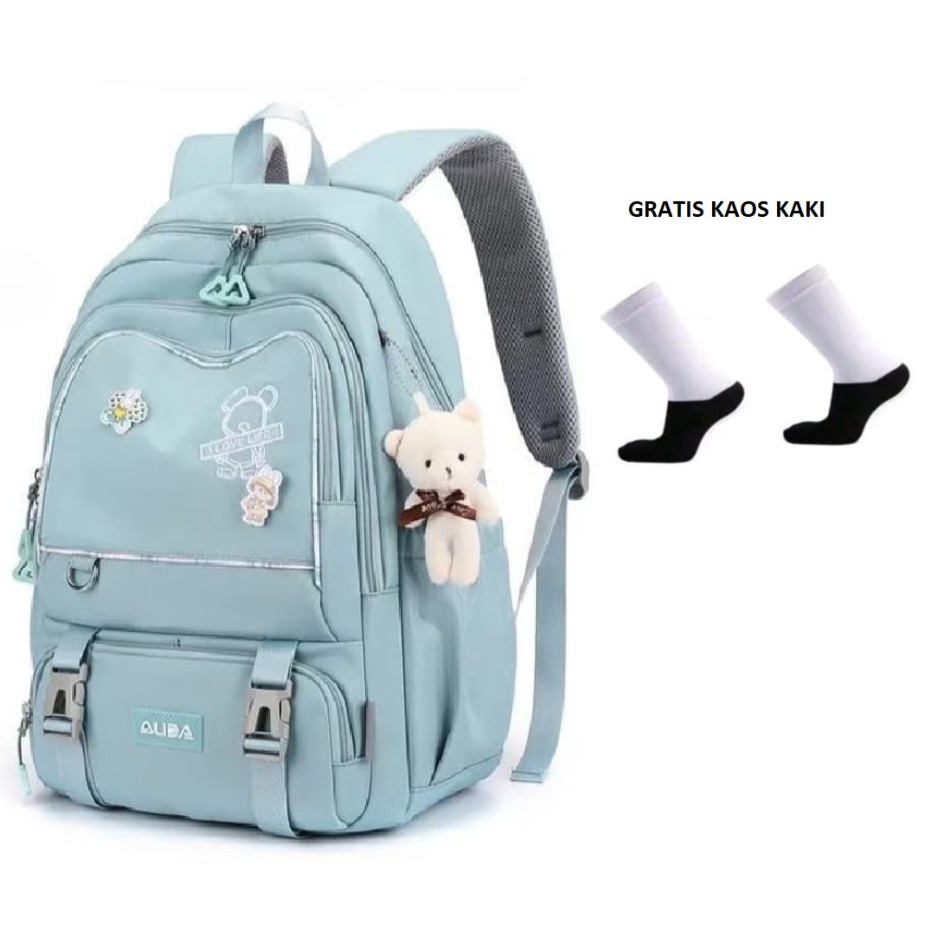 Jual BTM STORE-Tas Ransel Sekolah Anak Perempuan Model Korea SD SMP SMA Backpack Wanita Premium ...