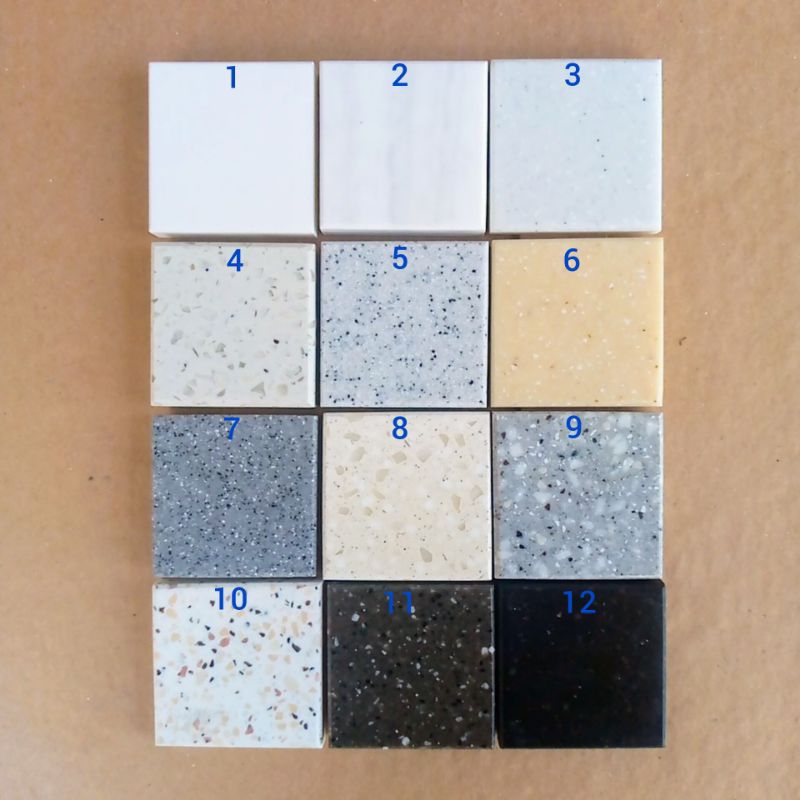 Jual Sample Material Solid Surface, Sample Granit, Sample Marmer ...