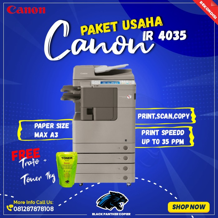 Jual MESIN FOTOCOPY CANON IRA 4051/4045 / 4035 / MESIN FOTOKOPI MURAH ...