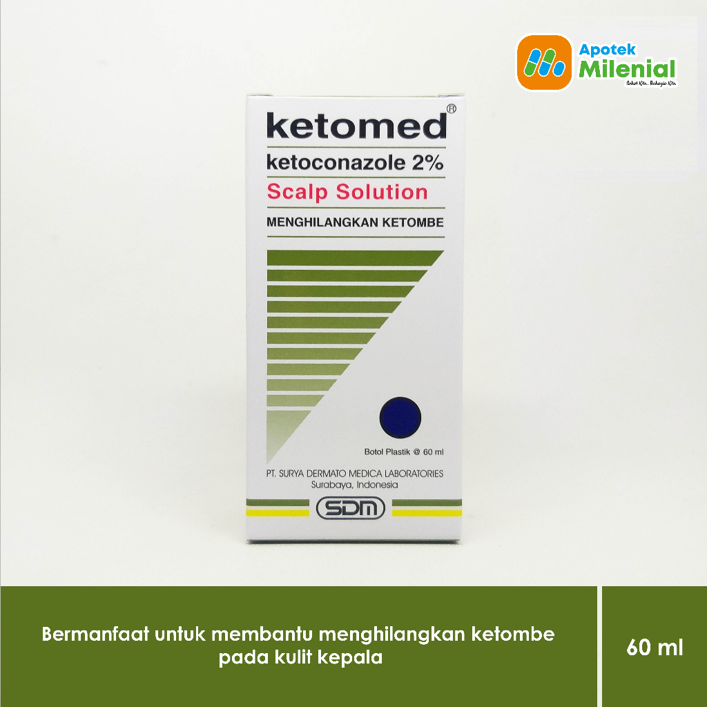 Jual Ketomed 2% Scalp Solution 60 ml Mengatasi Ketombe Pada Kulit ...