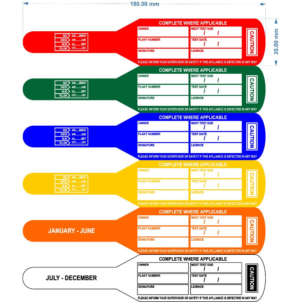 Jual Test Tag Elektrik / Tagging Elektrik Tanpa Logo | Shopee Indonesia