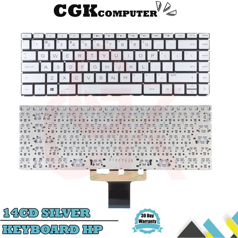 Jual Keyboard Laptop HP 14-CK 14-CD 14-CM 14-DG 14-DQ 14s-DQ 240 G7 ...