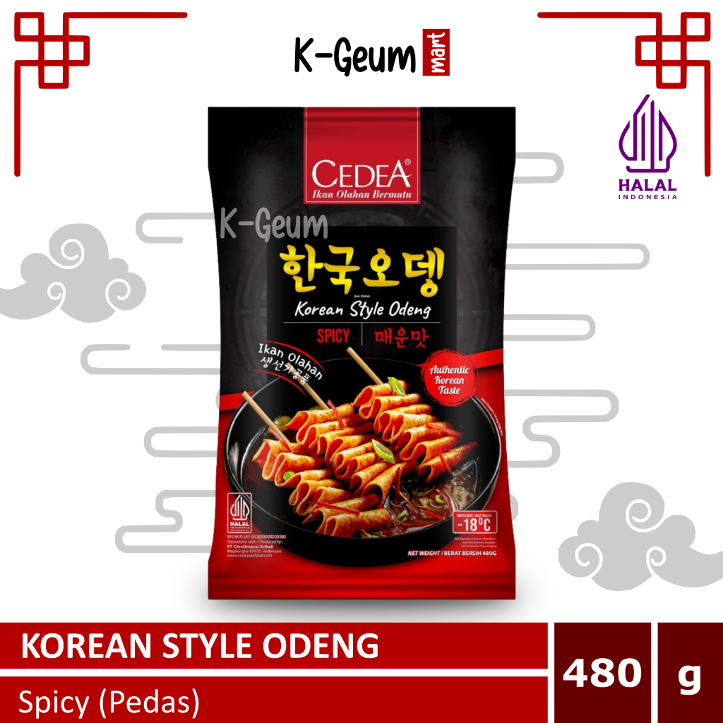 Jual Cedea Korean Odeng | Eomuk Korean Fish Cake 480 Gram | Shopee ...