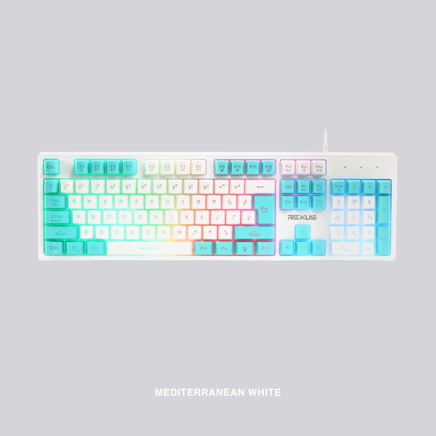 Jual REXUS K9E BATTLEFIRE RGB Gaming Keyboard | Shopee Indonesia
