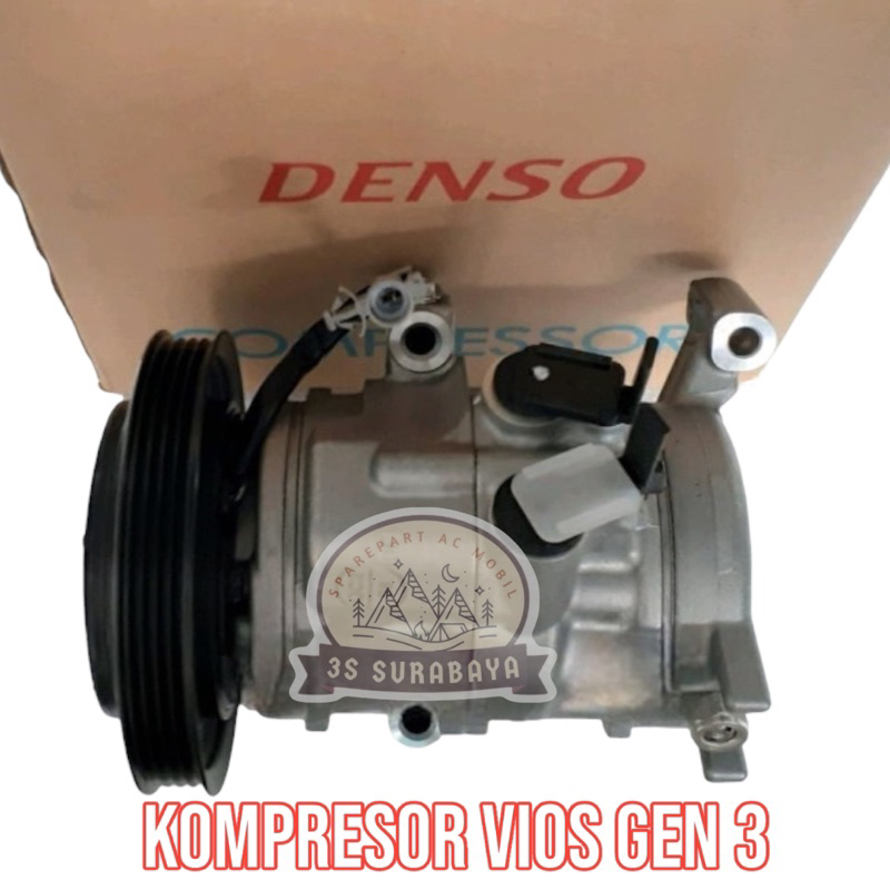 Jual Kompresor Vios Gen 3 Denso Toyota (Baru/New) Compressor | Shopee ...