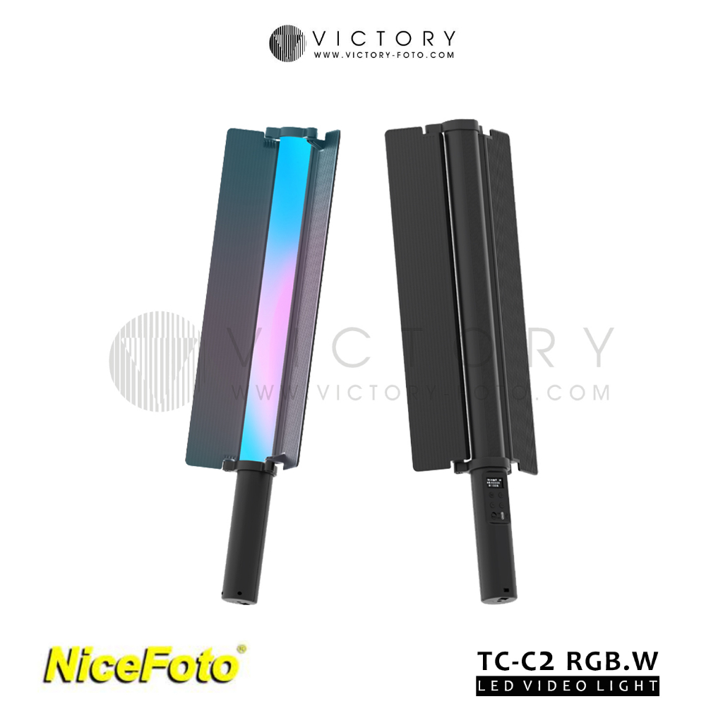 Jual LED Light TC-C2 RGB 24W Nicefoto With Barndoor and Grid (2500K ...