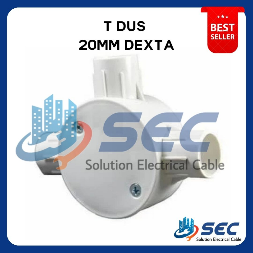 Jual T DUS TDUS TDOS TEDUS PUTIH CABANG 3 DEXTA 20MM | Shopee Indonesia