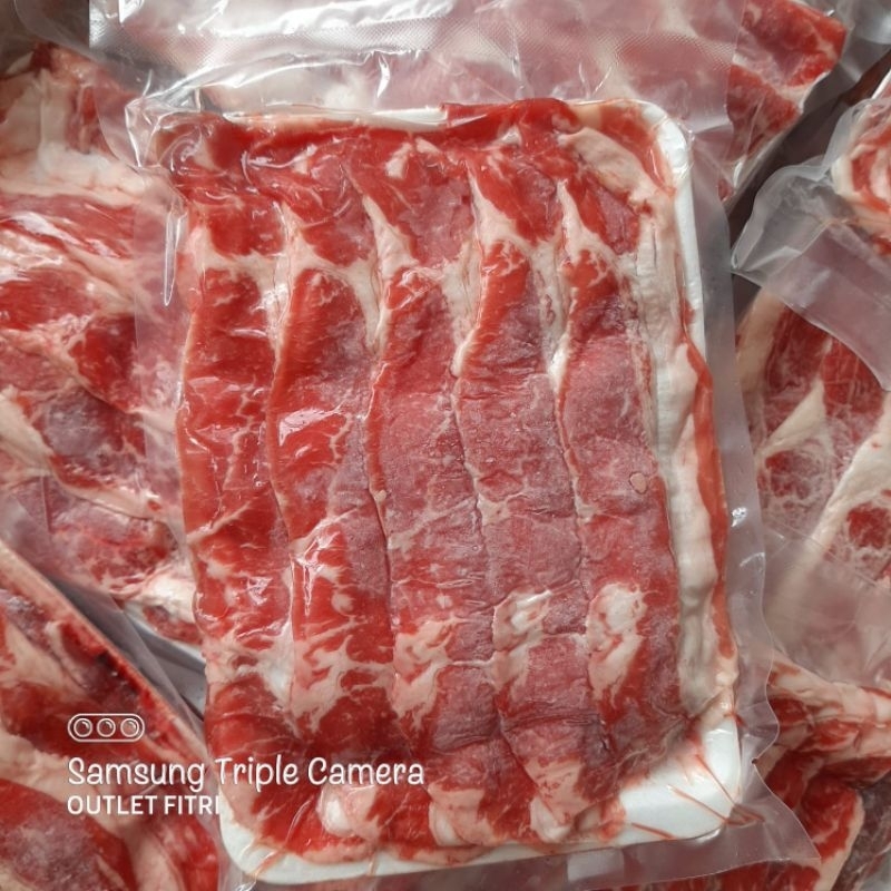 Jual HALAL || [500gr] AUS Shortplate Mix - Beef Slice Mix - Beef Slice ...