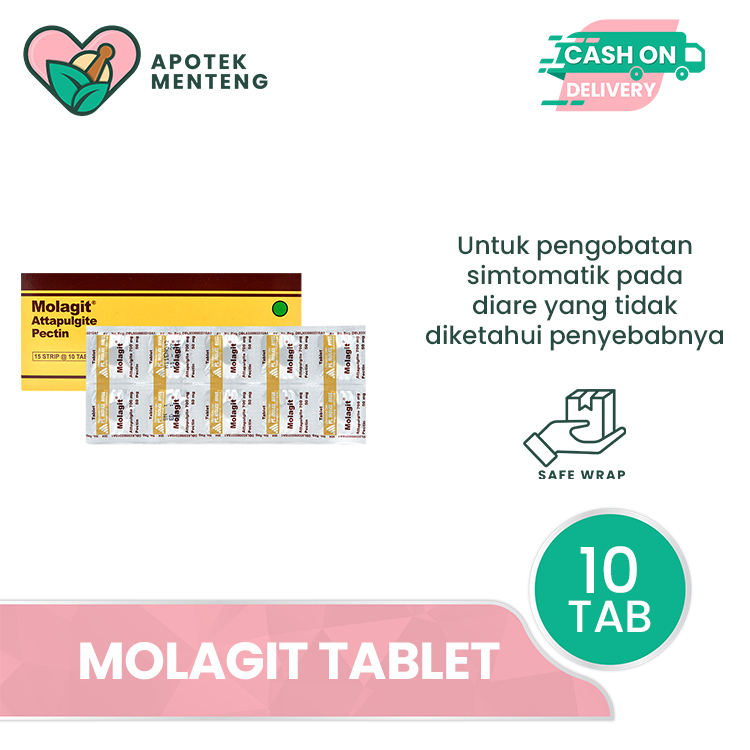 Jual Molagit 10 Tablet - Obat Pereda Diare | Shopee Indonesia