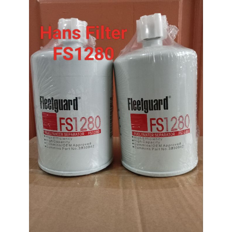 Jual Filter Fleetguard Water Separator FS1280 / FS 1280 | Shopee Indonesia