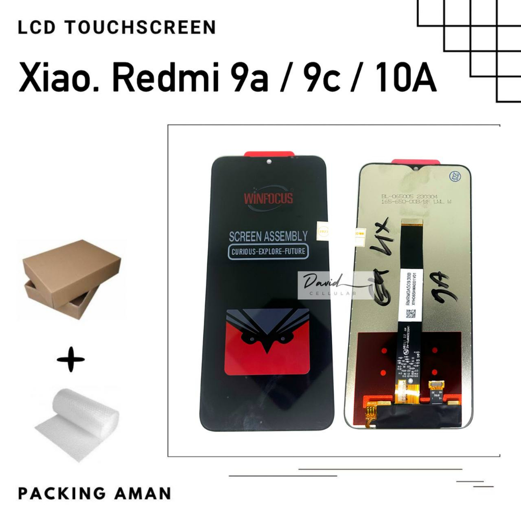 Jual LCD TOUCHSCREEN XIAOMI REDMI 9A / 9C / 10A FULLSET | Shopee Indonesia