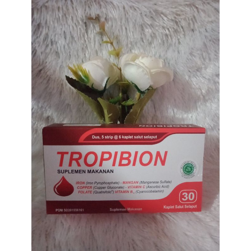 Jual TROPIBION 1 BOX ISI 5 STRIP (30 KAPLET) | Shopee Indonesia