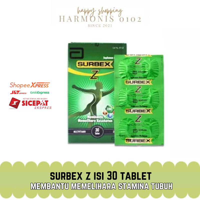 Jual Surbex Z Penambah Vitamin C, B1, B2, B6, B12, E Dan Stamina Tubuh ...