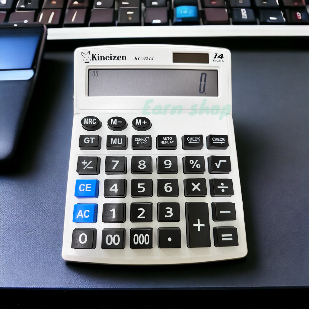 Jual KINCIZEN KALKULATOR DAGANG BESAR KC-9214 14 DIGIT SOLAR SISTEM ...