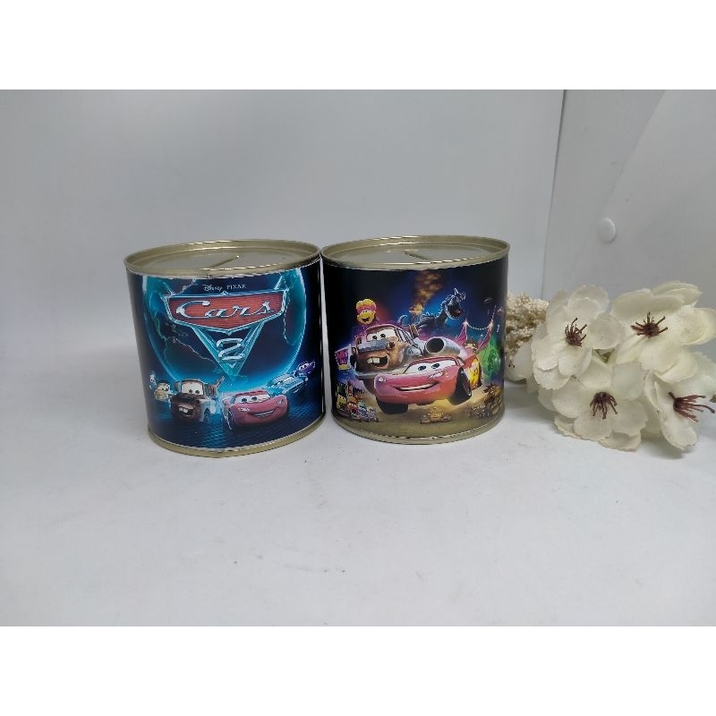 Jual Celengan kaleng Mini karakter kartun Buka Tutup (Minimal order 2 ...