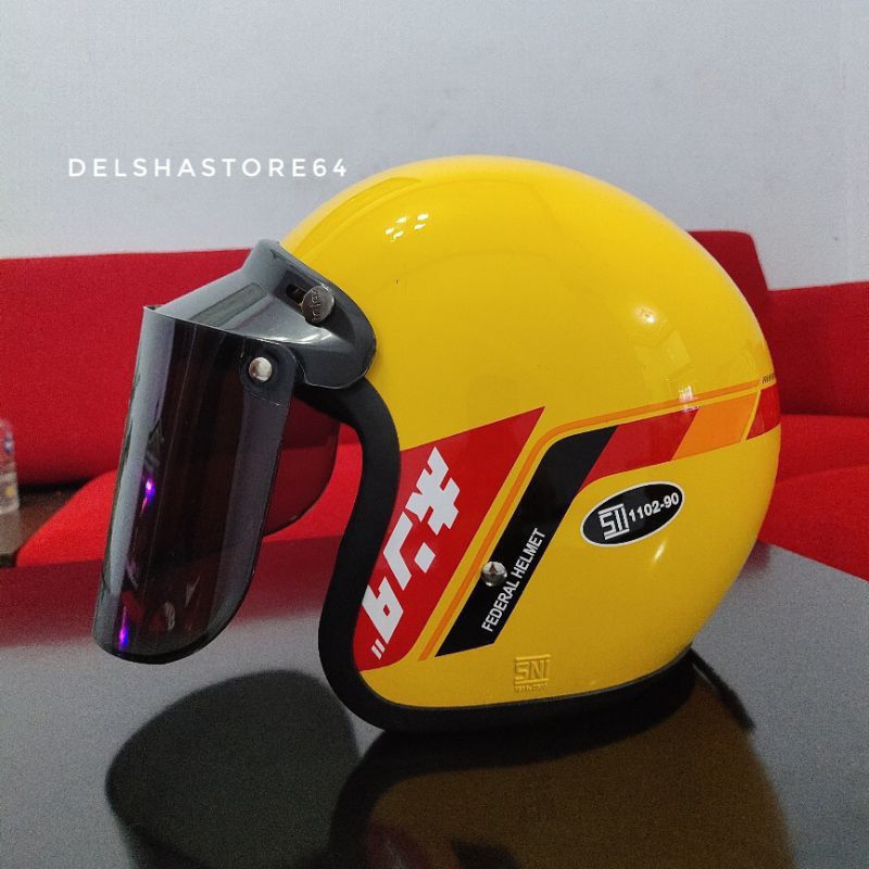 Jual HELM HONDA GANK KUNING SNI | Shopee Indonesia
