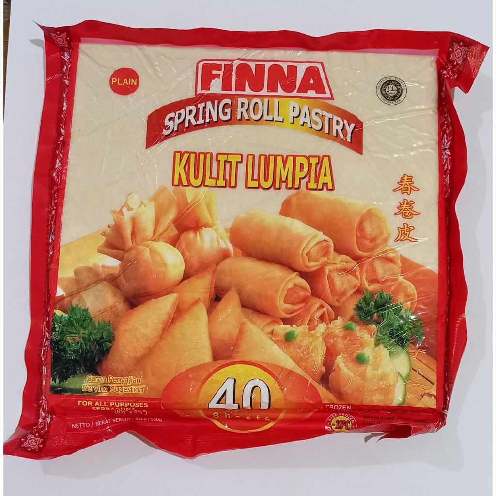 Jual KULIT LUMPIA / SPRING ROLL UKURAN 215 MM X 215 MM ISI 50 PCS ...