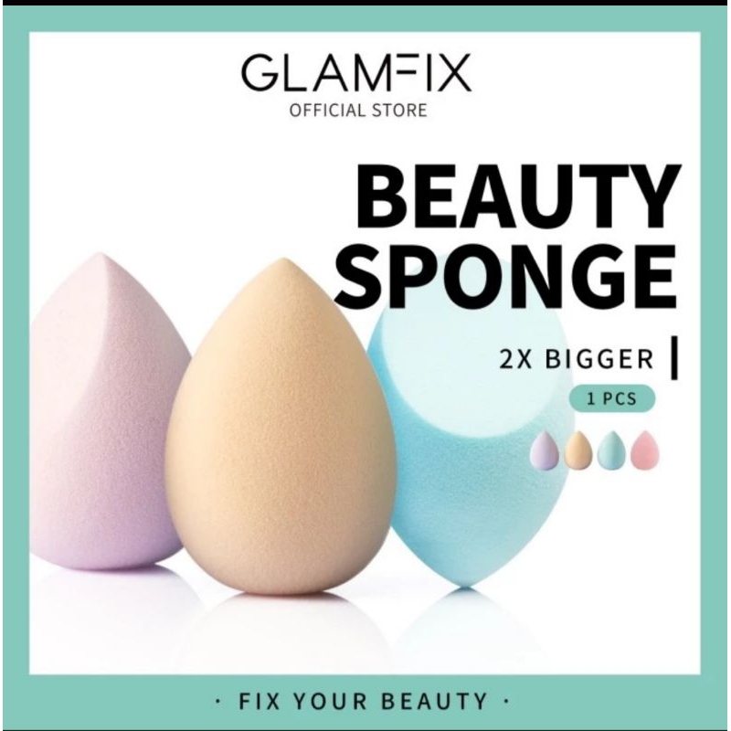 Jual YOU Glamfix Fabulous Beauty Sponge 1pcs | Glamfix Teardrop ...