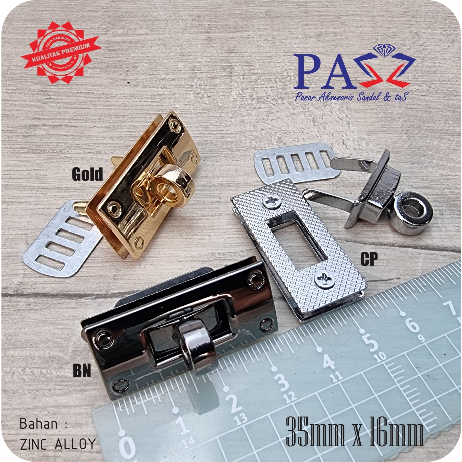 Jual Kunci Tas Zinc Alloy T1004 (Premium) | Shopee Indonesia