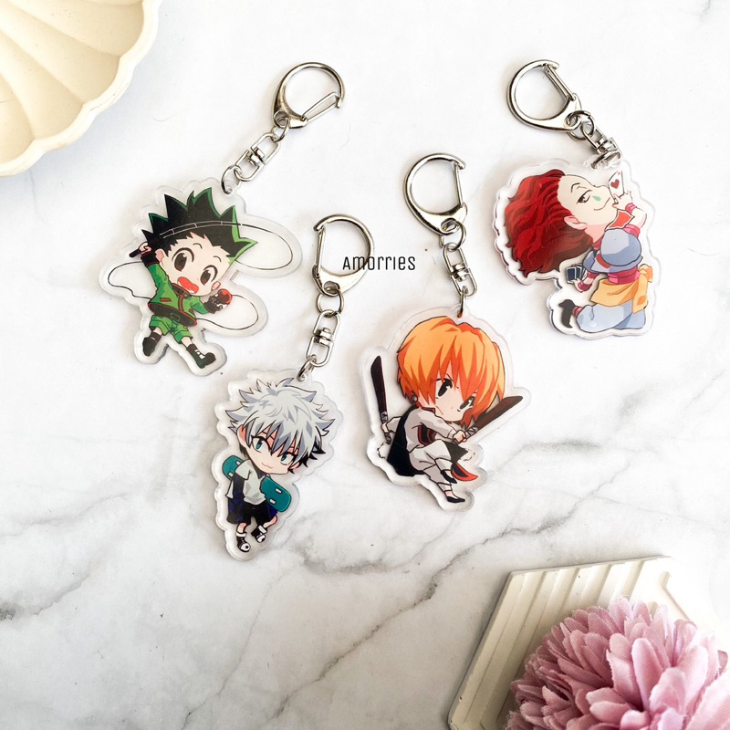 Jual Gantungan Kunci Hunter X Hunter Gon Killua & Kurapika/ Keychain ...