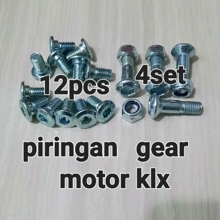 Jual baut gear dan piringan klx paket 1set | Shopee Indonesia