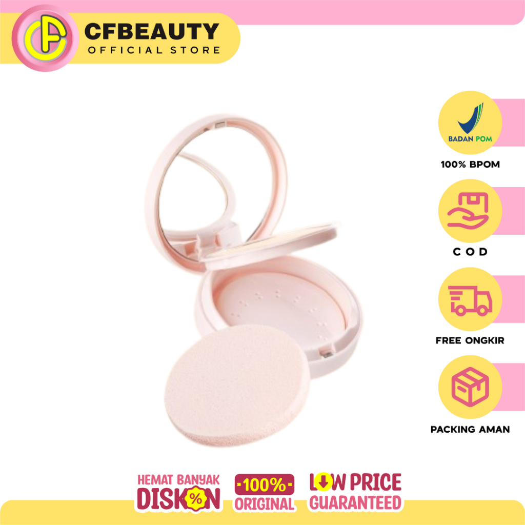 Jual Sea Makeup Acne Cover & Smooth Two Way Cake Pressed Powder and ...