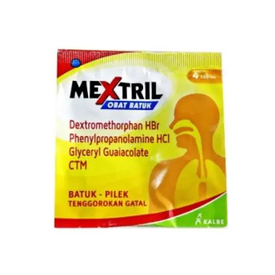Jual Mextril Obat Batuk 1 STRIP @ 4 tablet | Shopee Indonesia