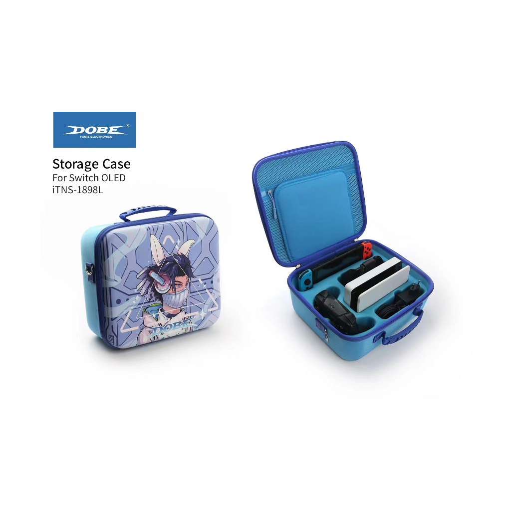 Jual Nintendo Switch Oled V2 Neon Travel Storage Mario Tas Carry Bag ...