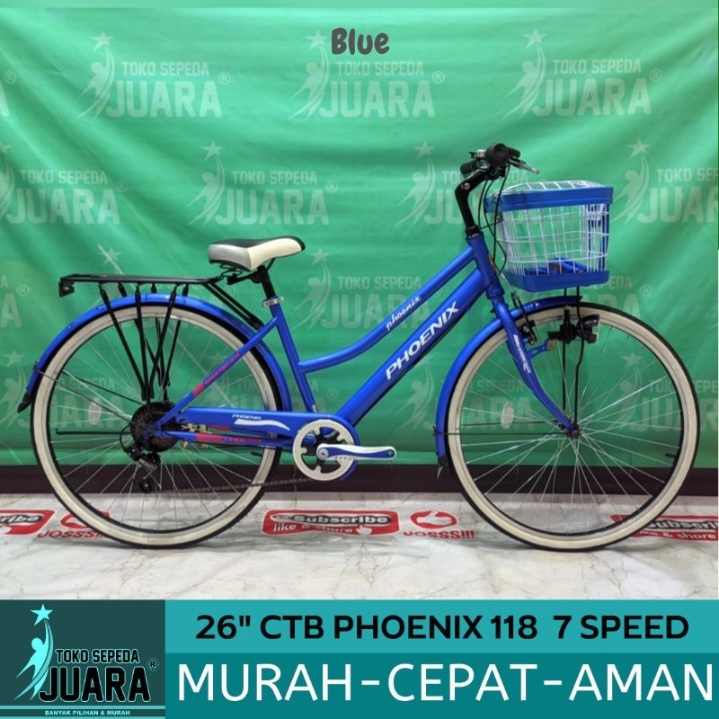Jual SEPEDA KERANJANG CITY BIKE PHOENIX 118 116 MX 116 FC 7 SPEED CTB ...