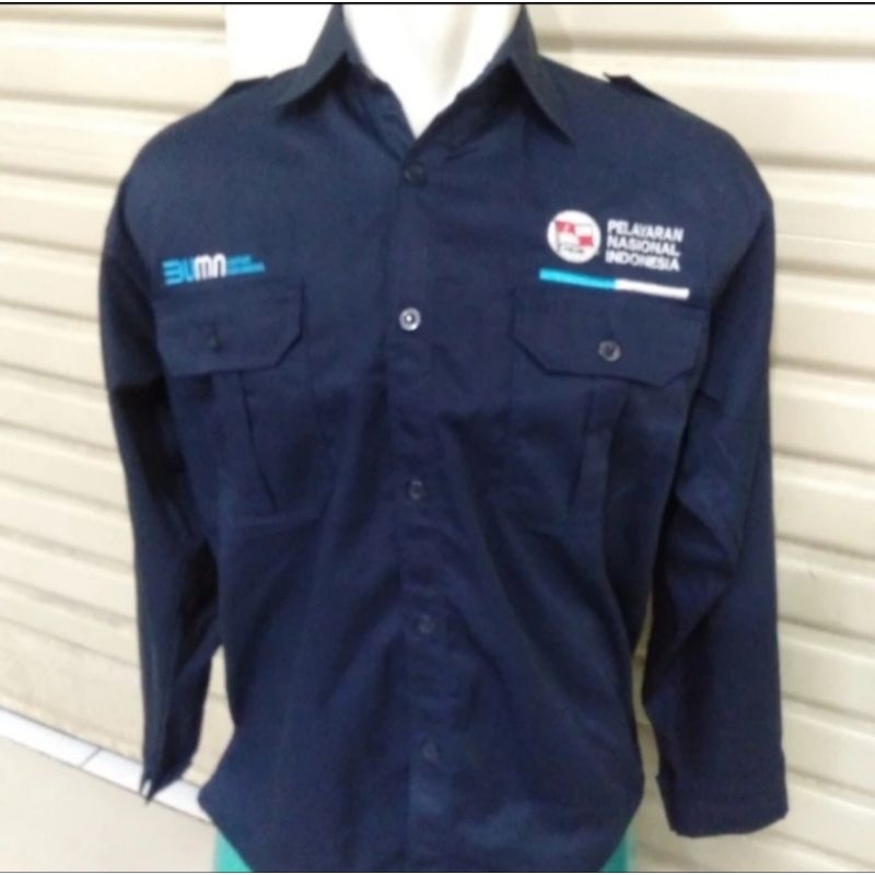 Jual PDH Pelni kemeja pelni seragam pelni baju pelni pt pelni pelayaran ...