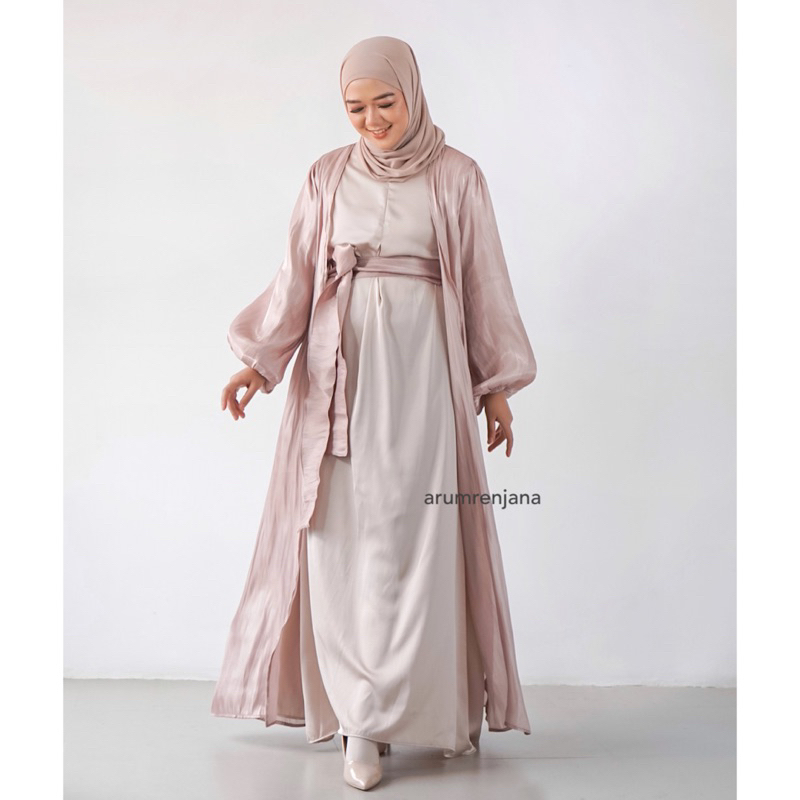 Jual Shahmeer Abaya - Gamis Abaya Turkey Shimmer Outer | Shopee Indonesia