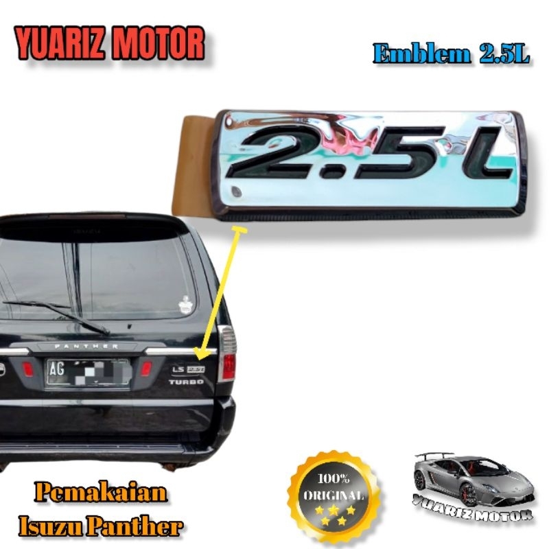 Jual EMBLEM 2.5L ORIGINAL ISUZU PANTHER LOGO MEREK TULISAN 2.5L ...